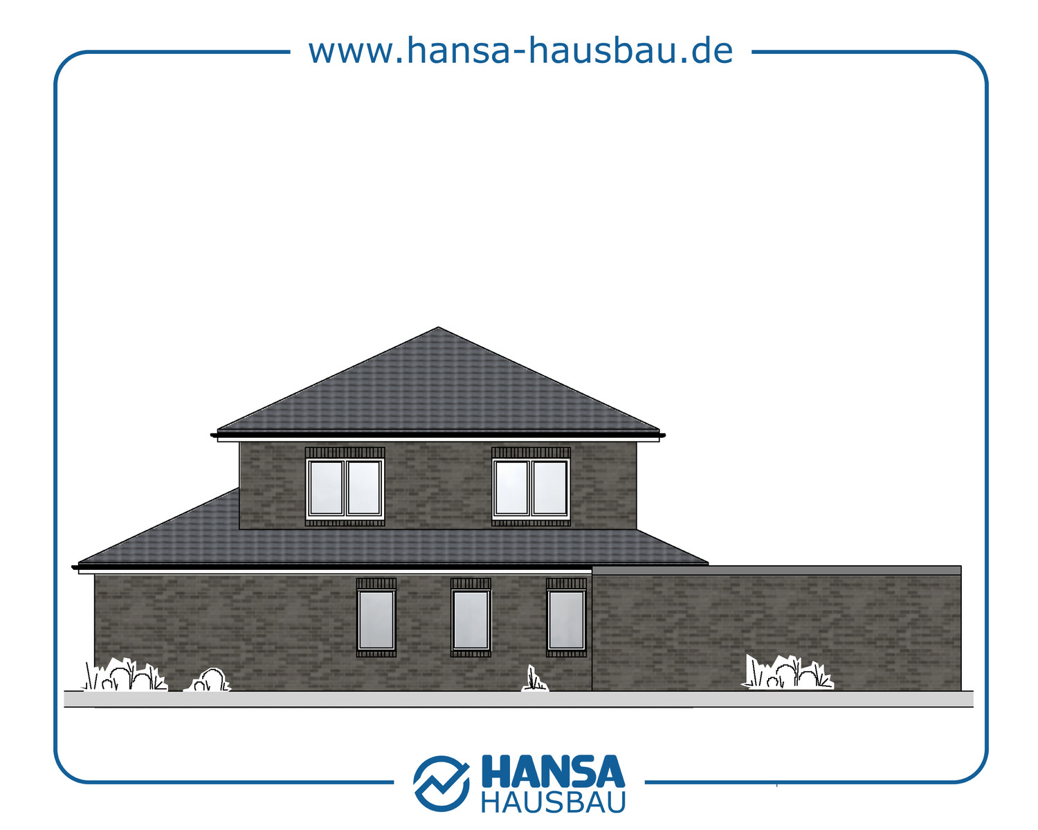 Hansa Hausbau - Toskanahaus 190 m² mit Doppelgarage